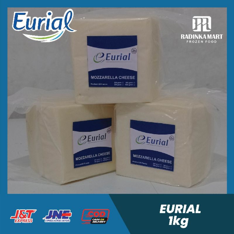 Jual Eurial Mozarella Cheese 1kg - Keju Mozzarella Eurial exp terbaru ...