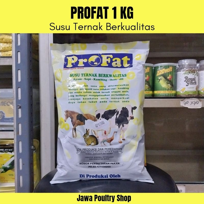 Jual PROFAT ORIGINAL 1 KG - Susu Untuk Ternak (Sapi, Ayam, Kambing ...