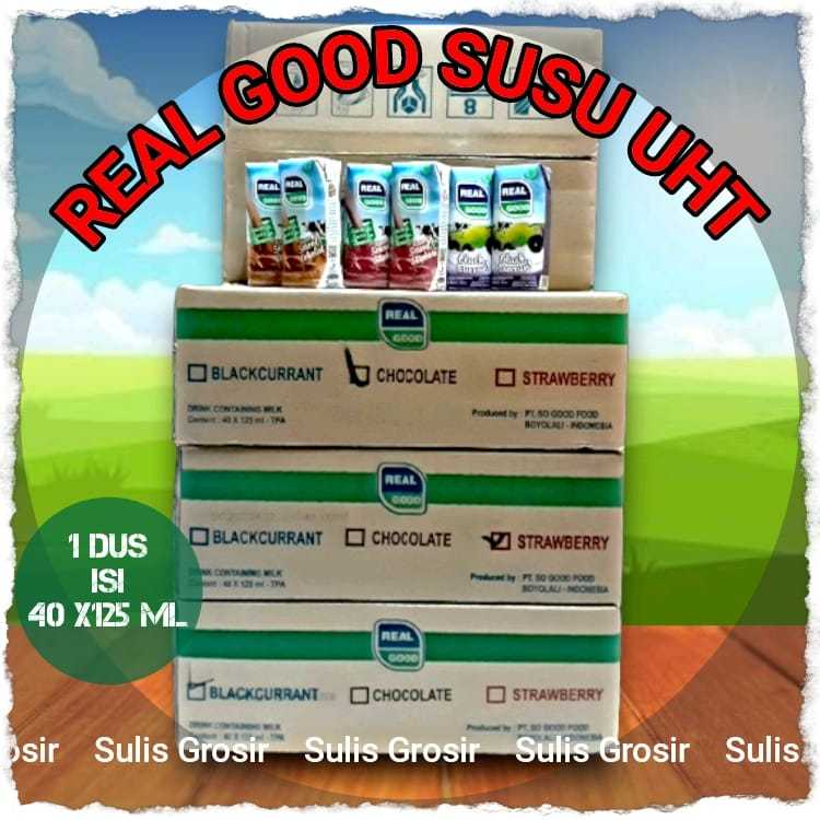Jual Real Good 125 ml 1 Dus isi 40 pcs Kemasan Teko dan Kotak | Shopee ...