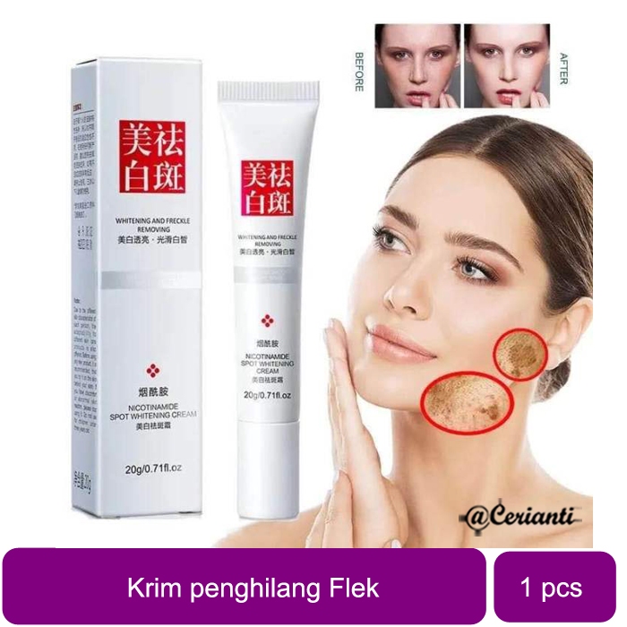Jual Fuyan Krim Pemutih Penghilang Bintik Wajah FLEK HITAM- Krim Flek Hitam 20g FUYAN Cerianti ...