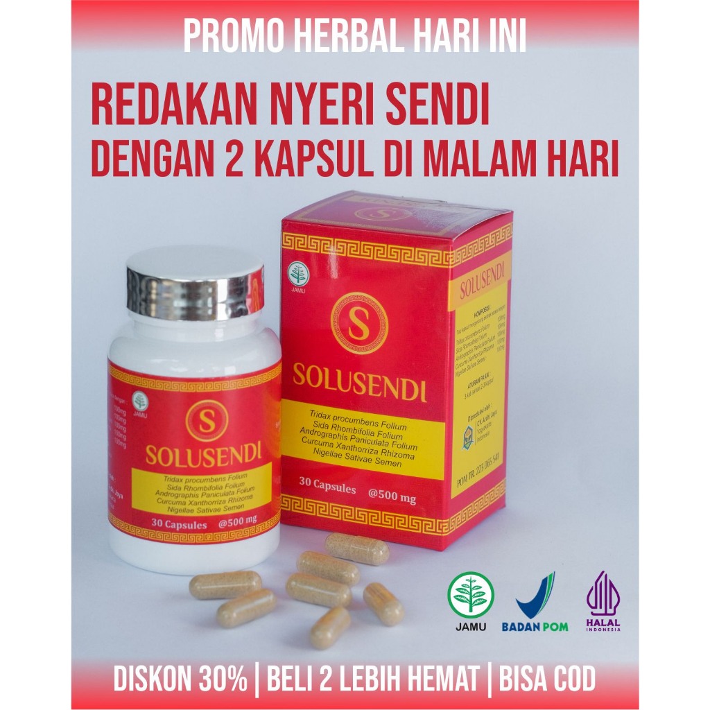 Jual Obat Asam Urat Solusendi - Kapsul Untuk Pegal Linu - Jamu Untuk ... Jual Obat Asam Urat Solusendi - Kapsul Untuk Pegal Linu - Jamu Untuk ...