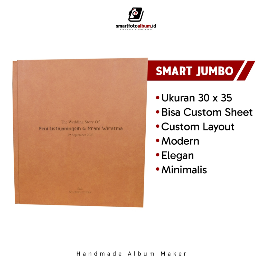 Jual Smart Album Jumbo Ukuran 30 x 35 cm Album Modern Bukan Kolase ...