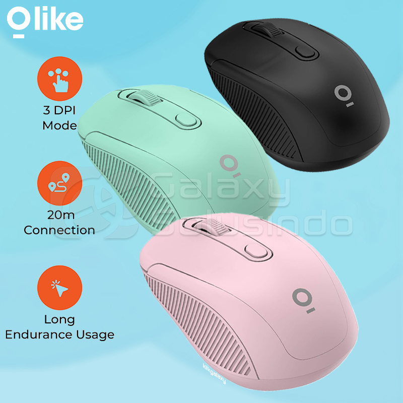 Jual OLIKE M2 Wireless Office Mouse | Shopee Indonesia
