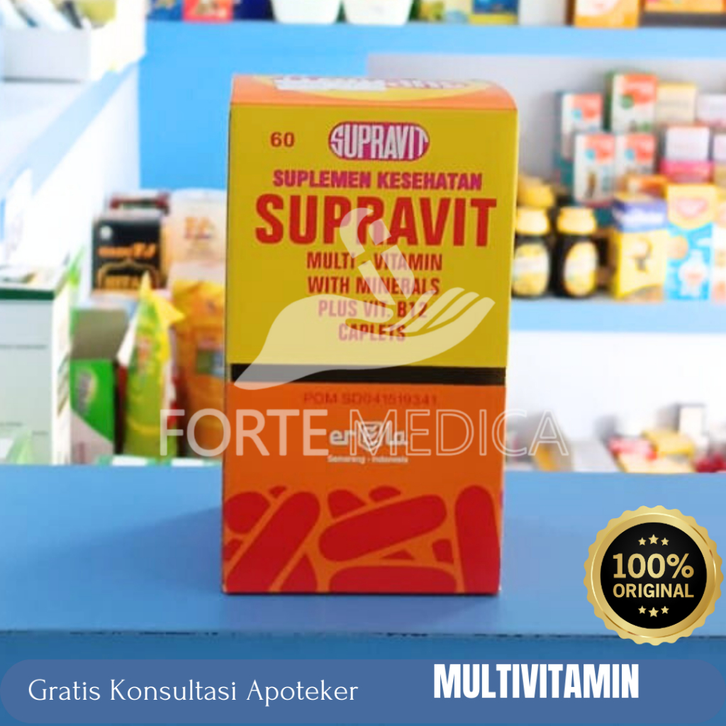 Jual Supravit 60 Kaplet - Multivitamin | Shopee Indonesia