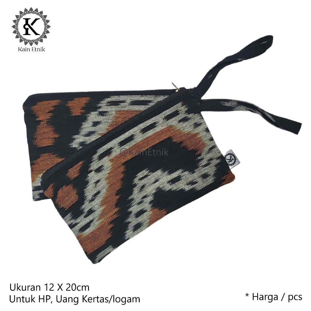 Jual Dompet Pouch Tenun Etnik - Kain Etnik | Shopee Indonesia