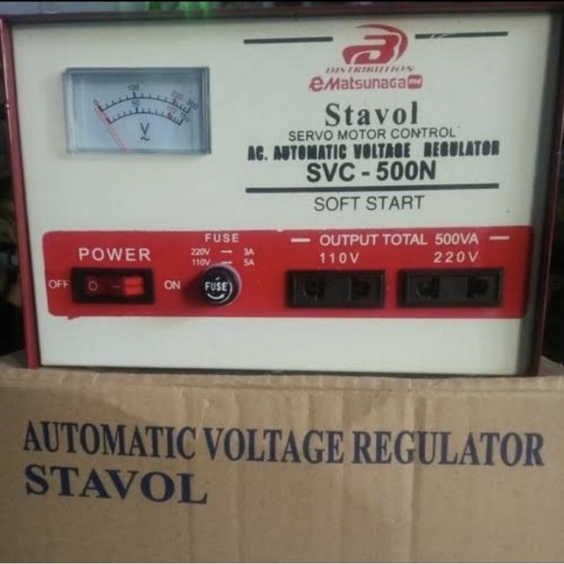 Jual Stavolt Matsunaga Stabilizer 500 Watt | Shopee Indonesia