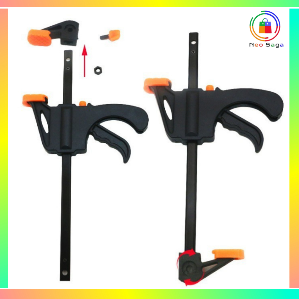 Jual F-Clamp Bar Catok Alat Penjepit Press Kayu Balok Klem Clip DIY ...