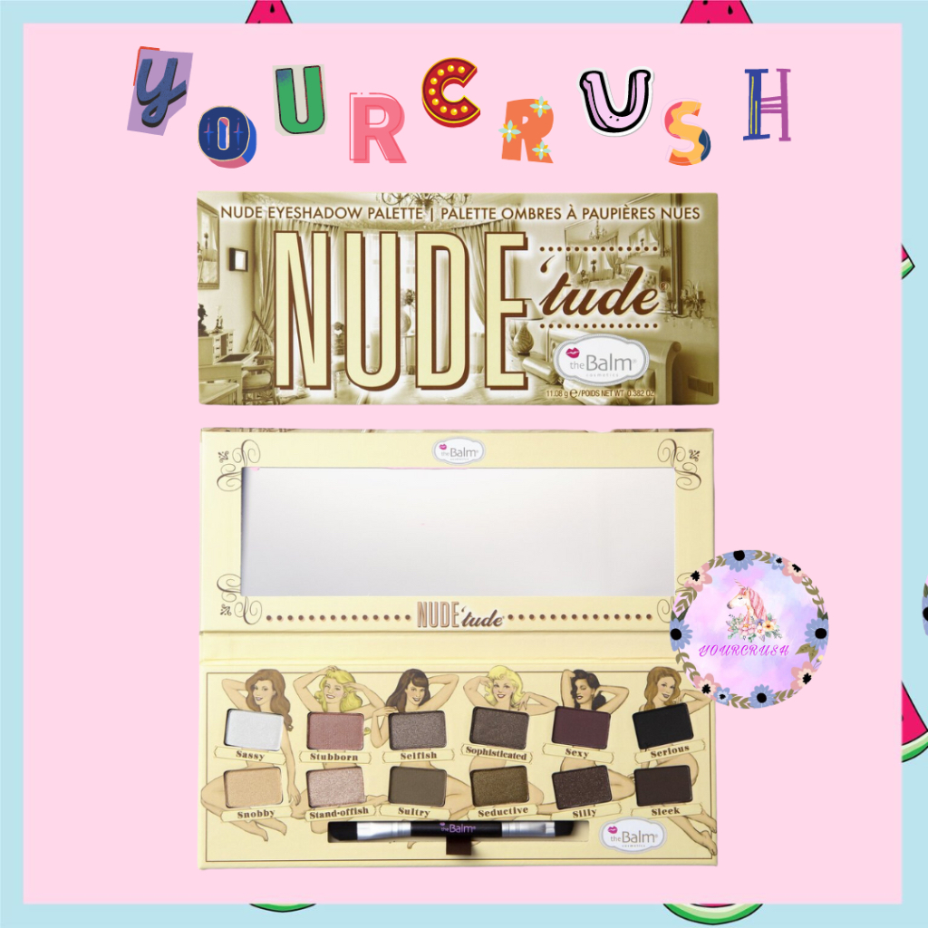Jual YOURCRUSH - THE BALM NUDE TUDE EYESHADOW PALETTE | Shopee Indonesia