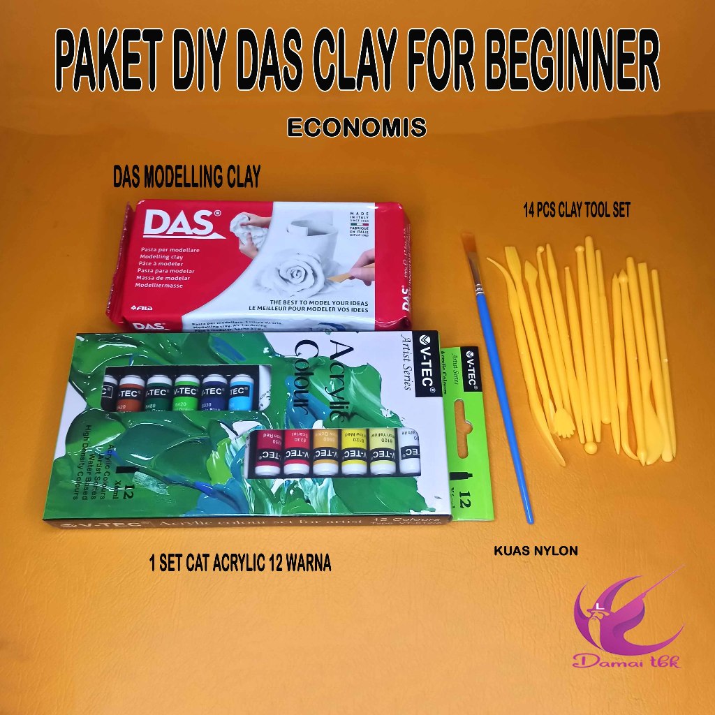 Jual DIY Clay BEGINNER clay kit / paket Das ECO DIY clay anak | Shopee ...