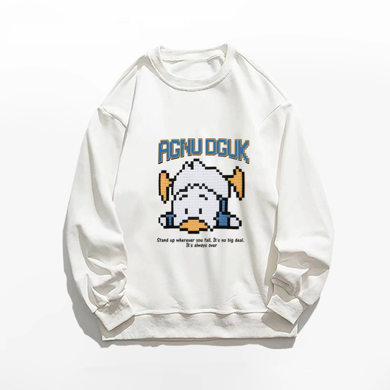 Jual KK Sweater Wanita Korean Pola Bebek Yang Lucu Sweatershirt Casual ...