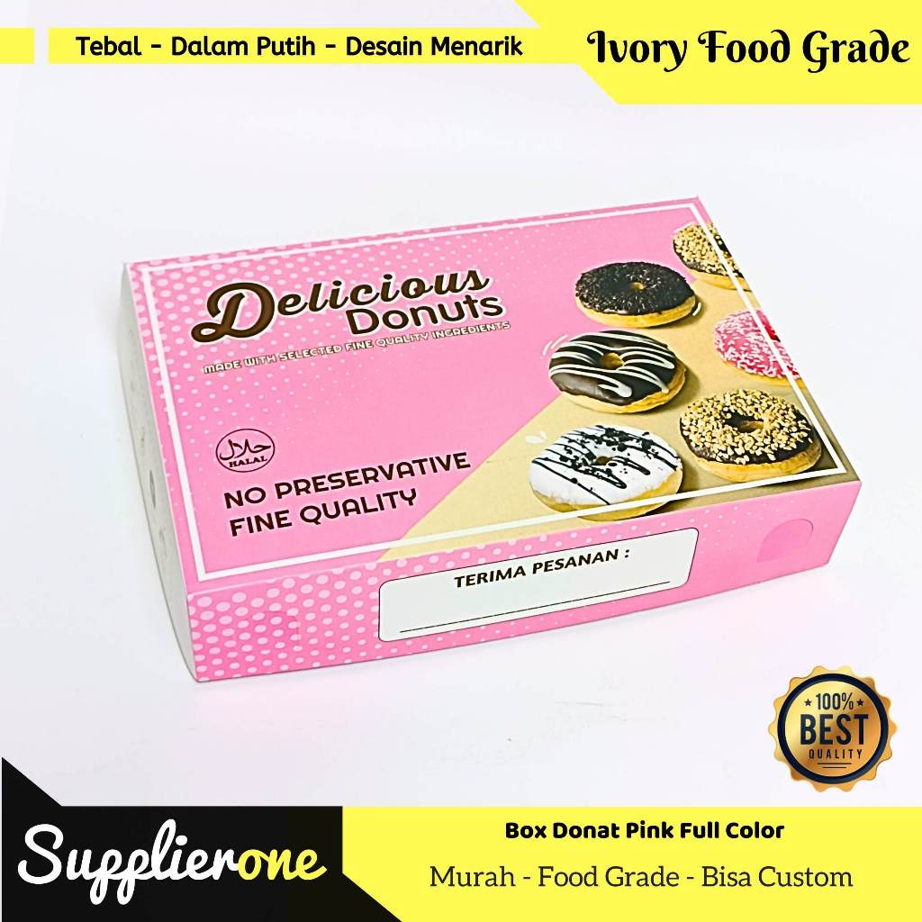 Jual Box Donat, Dus donat, Kotak Donat, Kemasan Donat, Tempat donat ...