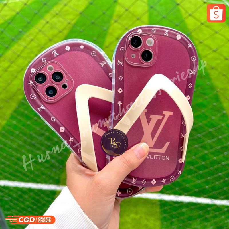 Jual Softcase Branded Casing Ugly Case Sendal For Iphone 7+ 8+ X XS XR ...