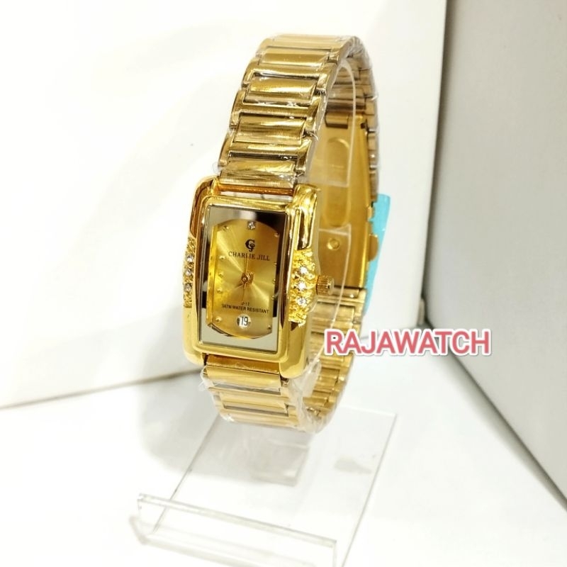 Jual JAM TANGAN CHARLIE JILL WANITA ORIGINAL FULL PERMATA. STAINLESS ...