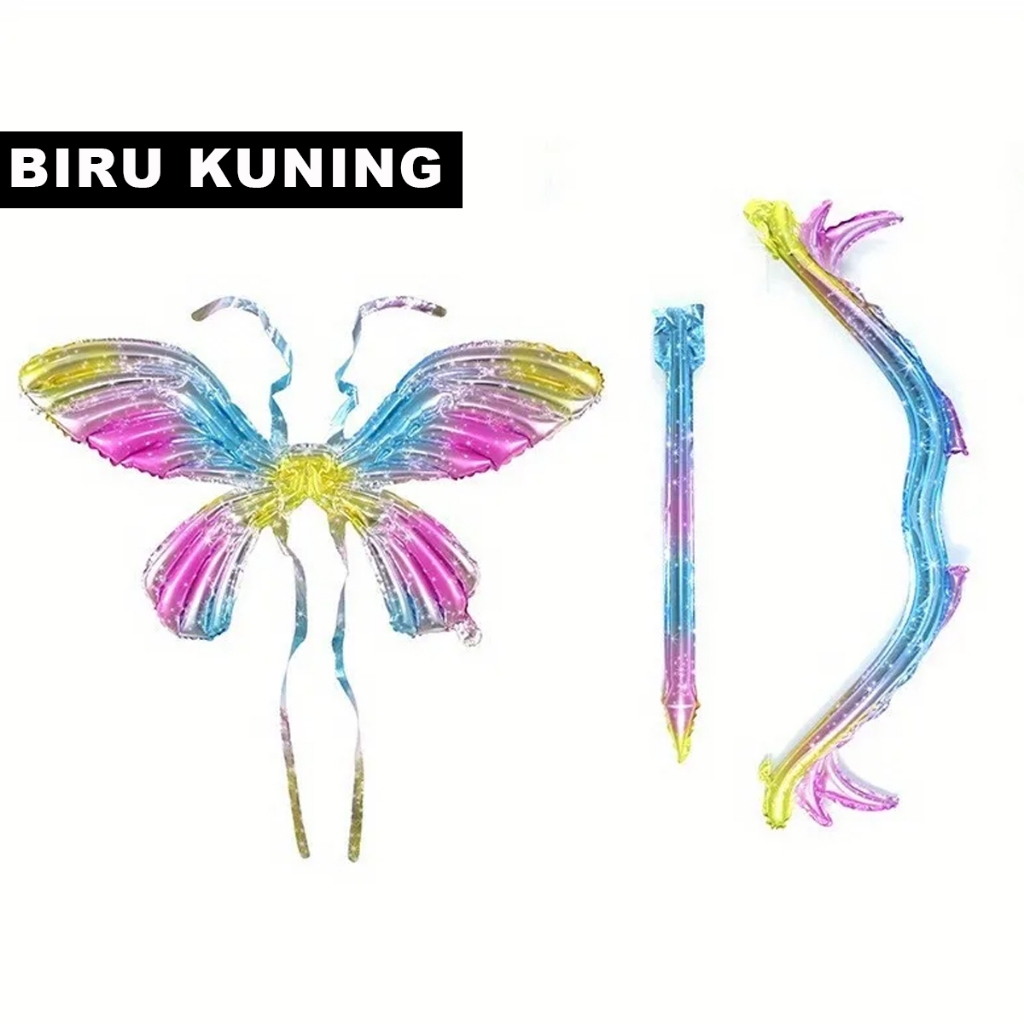 Jual Wings & Arrow 3D Balloon Foil/Balon Sayap Kupu2 Dan Panah/Angel ...