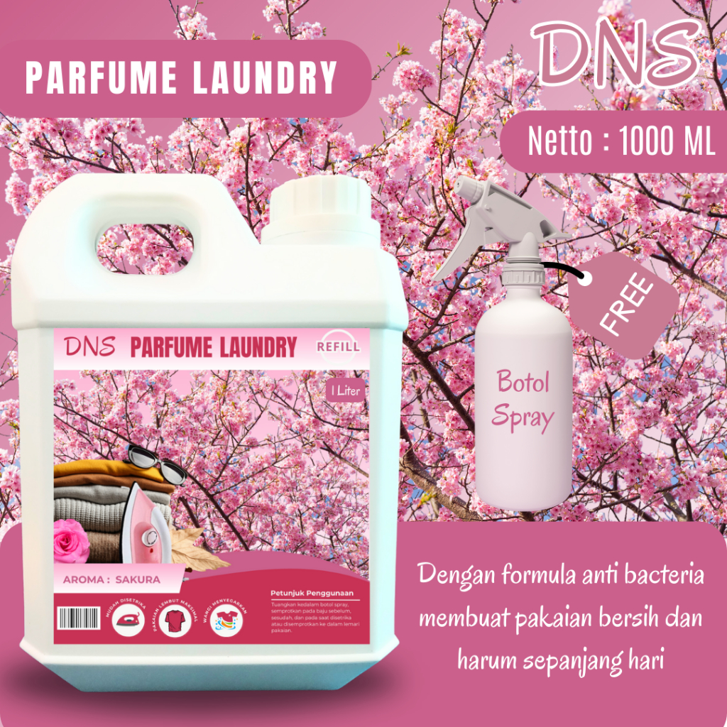 Jual Beli 2 Free Botol Spray Pewangi Parfum laundry wangi Tahan Lama ...