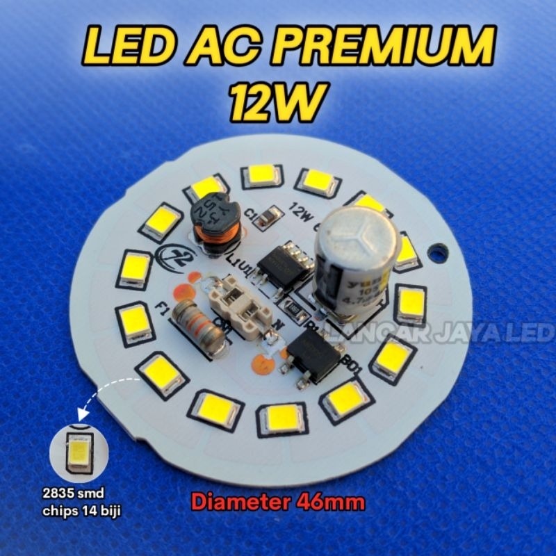 Jual LED AC PREMIUM 12watt (6v) | Shopee Indonesia
