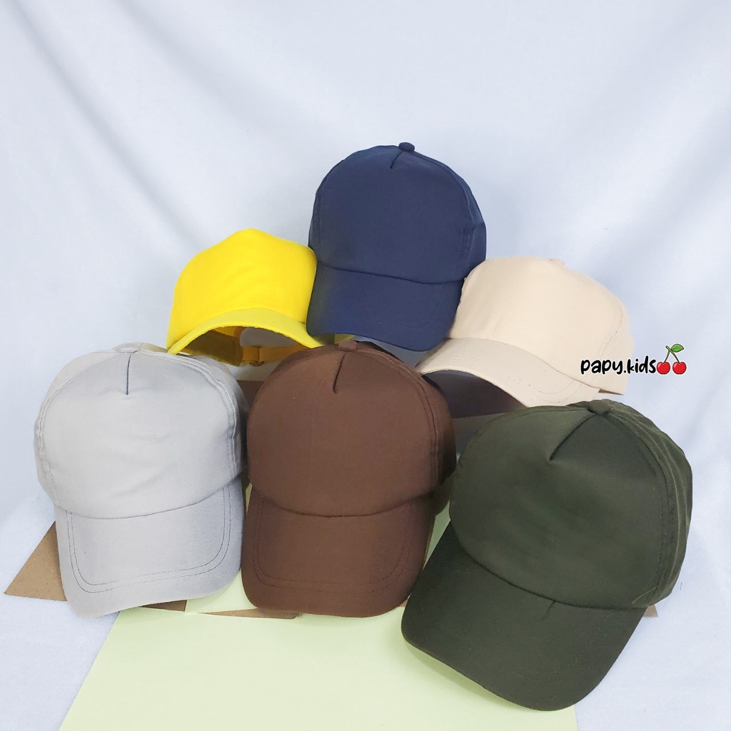 Jual Topi Baseball Polos LB24 / Topi polos ANAK DEWASA | Shopee Indonesia