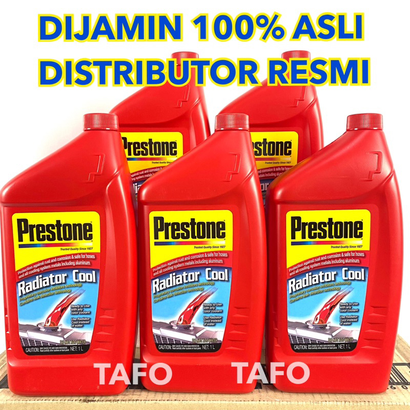 Jual PRESTONE RADIATOR COOLANT / AIR RADIATOR PRESTONE MERAH 1 LITER ...