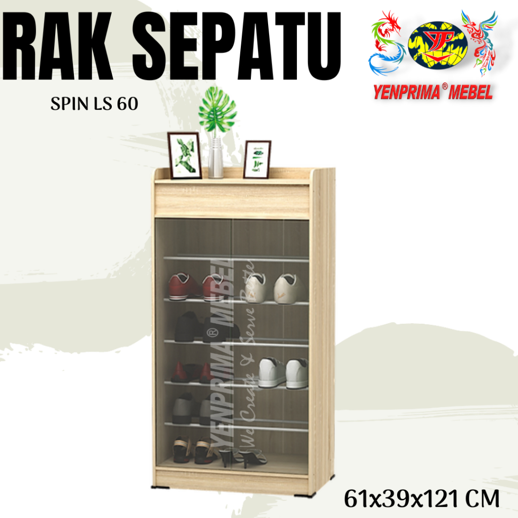 Jual [YENPRIMA] ACTIV SPIN LS 60/RAK SEPATU MINIMALIS/LEMARI SEPATU ...