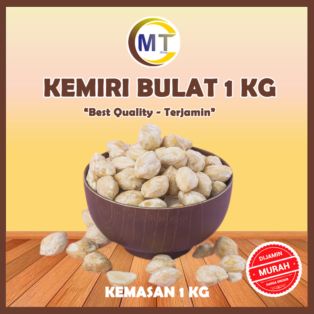 Jual Kemiri Bulat 1 kg Muncang Kemiri Utuh Bumbu Dapur | Shopee Indonesia