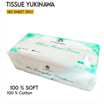 Jual Tissue kering Yukinawa 180 sheets dan 200 sheets lembut 2 ply ...