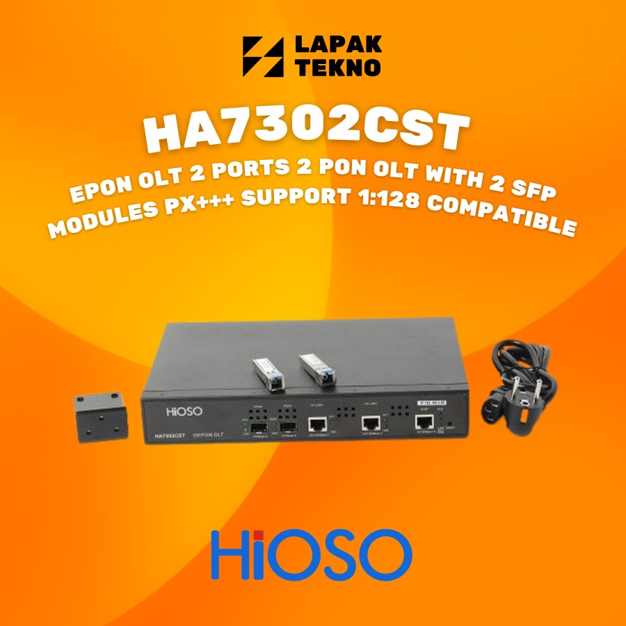 Jual HA7302CST Hioso EPON OLT 2 PORTS 2 PON OLT WITH 2 SFP MODULES PX ...