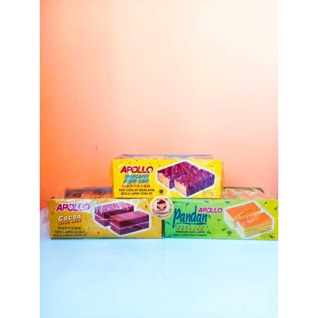 Jual .Snack import | Apollo Layer Cake Bolu Lapis Chocolate, Cocoa ...