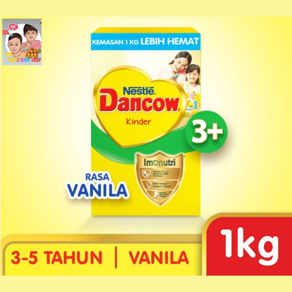 Jual Dancow 3+ dengan Susu Pertumbuhan Rasa Vanila 3-5 Tahun Box 1 kg ...