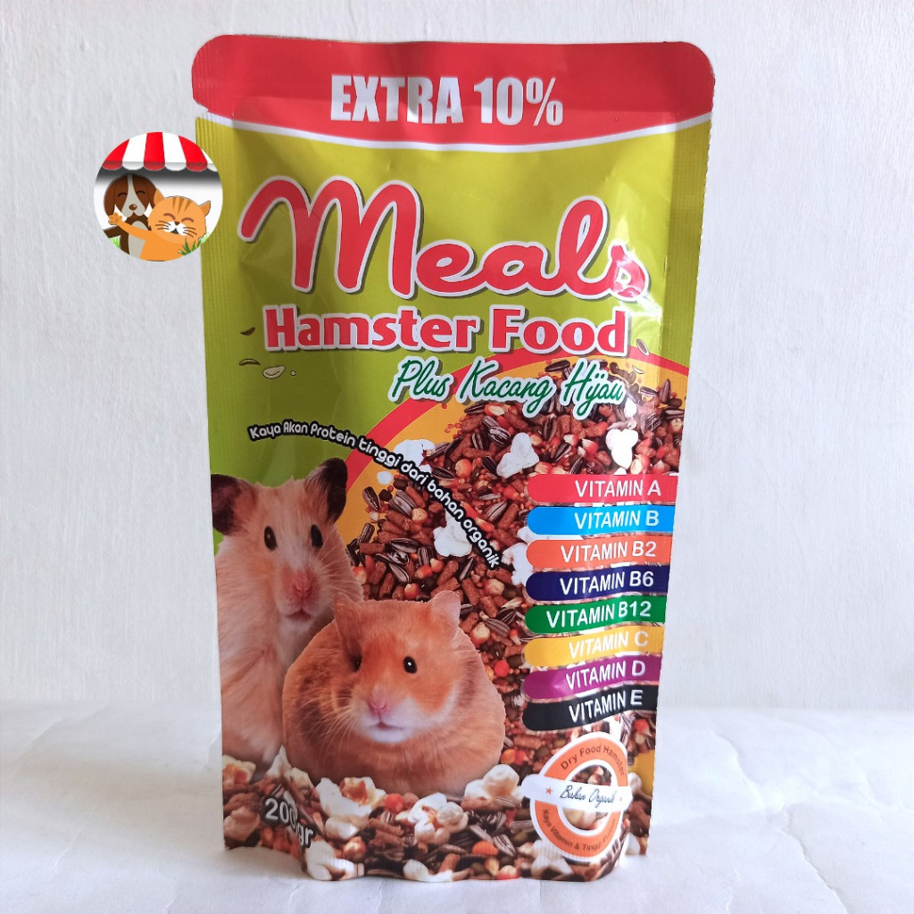 Jual Makanan Hamster Meals Hamster Food 200gr Hamsfood Plus Kacang ...
