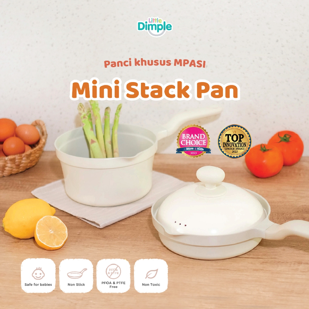Jual New Mini Stack Pan Little Dimple - Panci Mpasi Bayi - Panci Anti Lengket | Shopee Indonesia