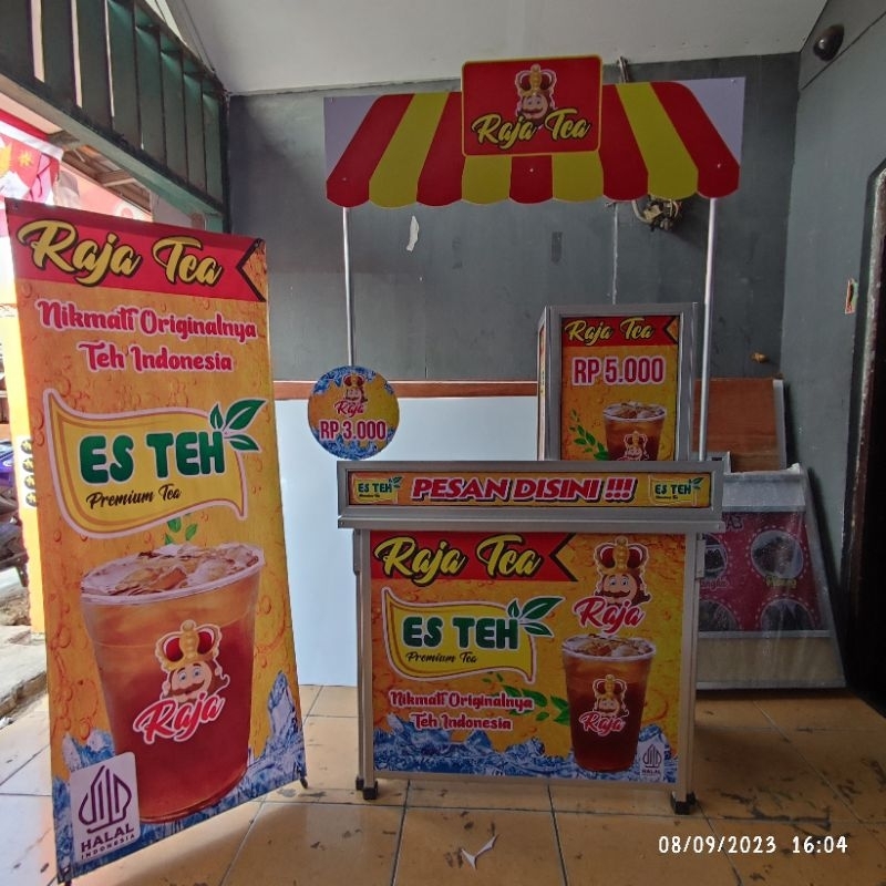 Jual Booth Aneka macam Es (Bonus Tas Booth dan design bisa request ...