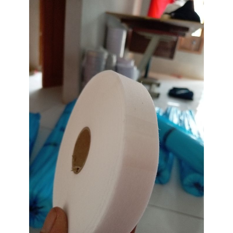 Jual kain keras / kain kapas 15 f lem satu sisi/kain kapas potongan ...