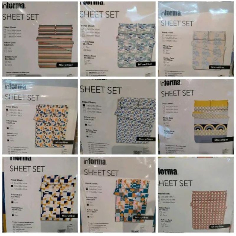 Jual Informa sprei 120x200x30cm | Shopee Indonesia