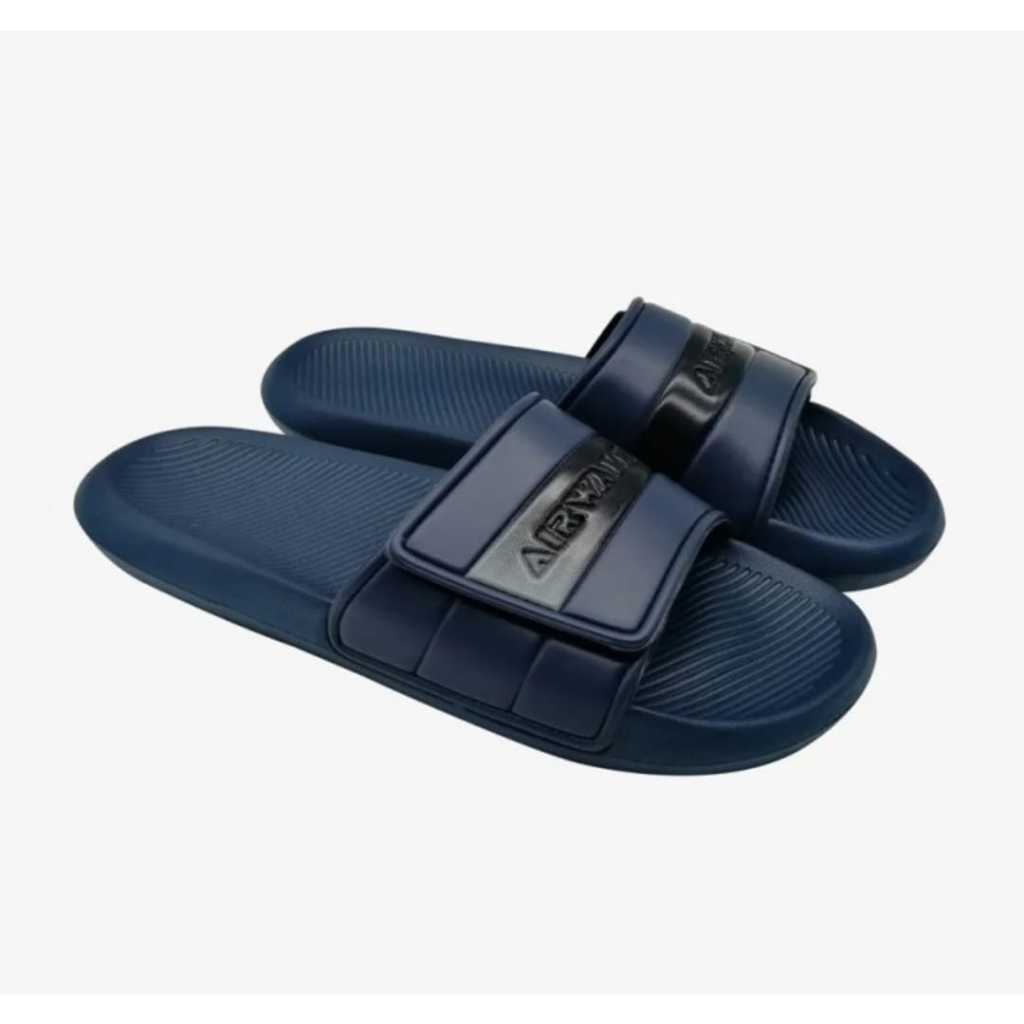 Jual Airwalk Talla Men's Sandal Slide. Navy. Sandal Slide Pria | Shopee ...
