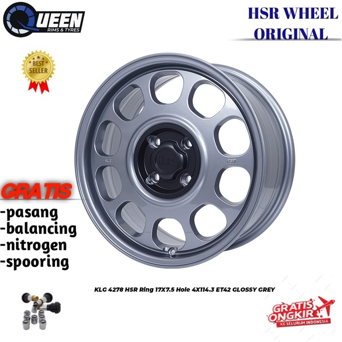 Jual Velg retro model kaleng HSR KLG R17 untuk mobil avanza, xenia,dll | Shopee Indonesia