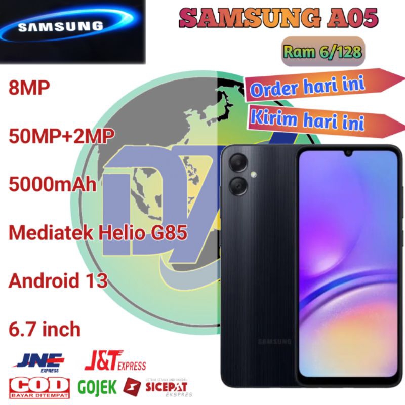 Jual SAMSUNG A05 6/128 GARANSI RESMI INDONESIA 100% ORIGINAL | Shopee ...