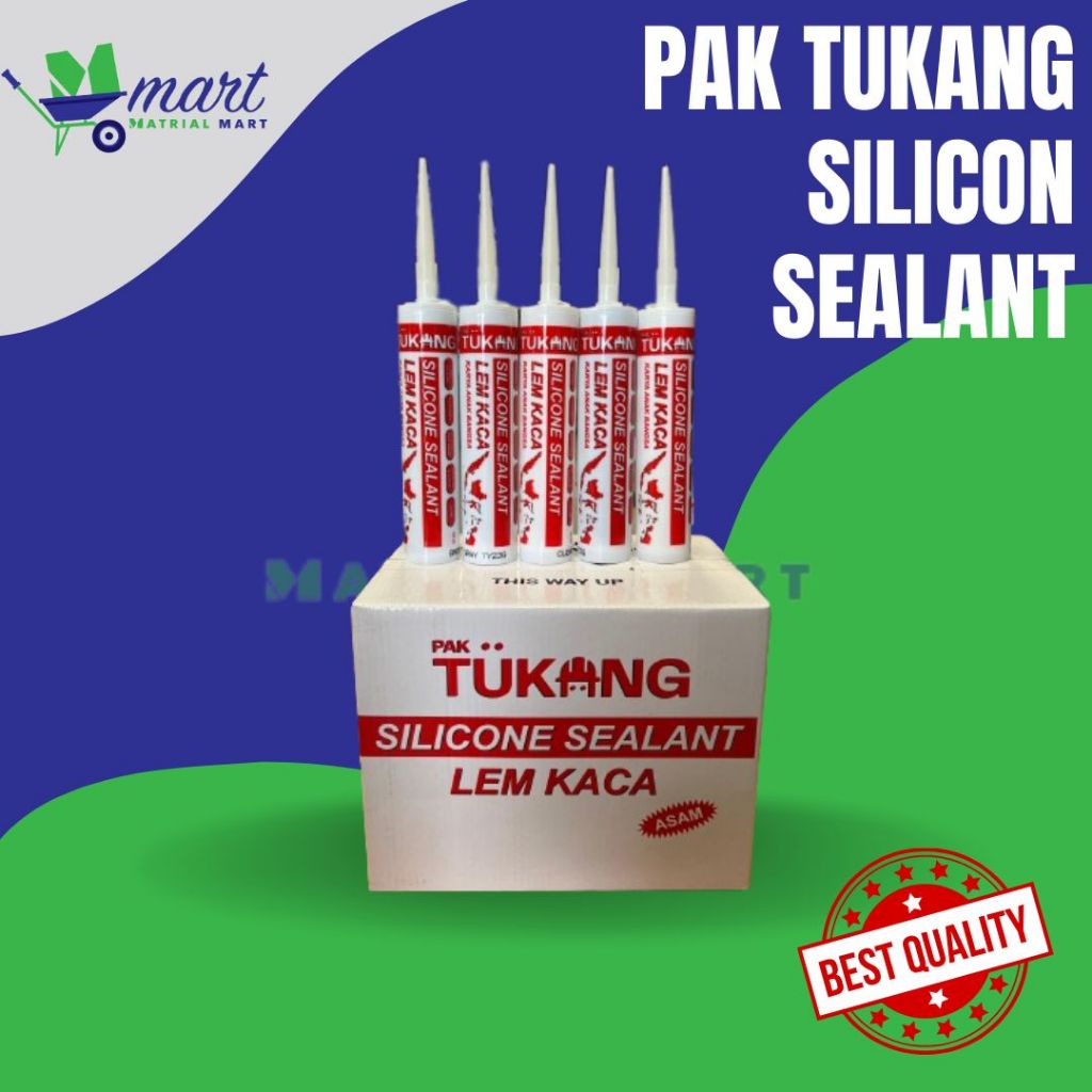 Jual Lem Kaca Botol Pak Tukang Silicone Sealant Asam Aquarium Alumunium ...