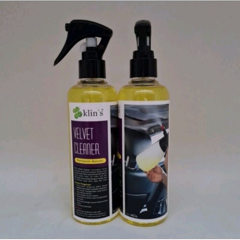 Jual Velvet Cleaner Klin's / Pembersih Beludru Plafon Mobil 250 ml Klin ...