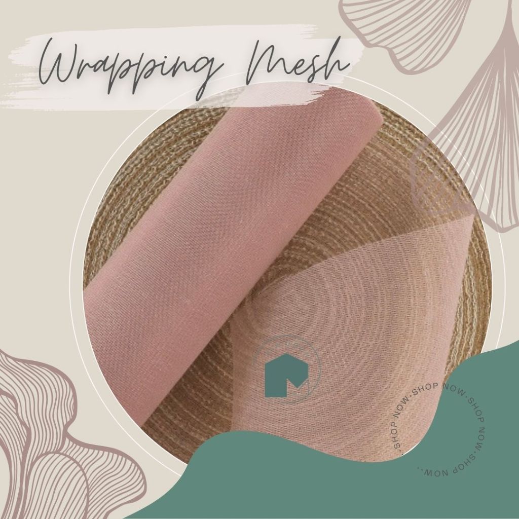 Jual Flower Wrap Mesh Bunga Jala Korean Net Wrapping Jala Bouquet Buket ...