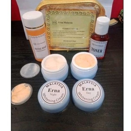 Jual cream paket erna malaysia siang malam 1 set | Shopee Indonesia