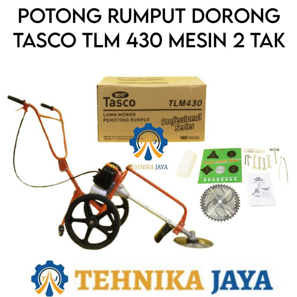 Jual TASCO TLM 430 Mesin Potong Rumput Dorong 2 Tak Lawn Mower 2 HP ...