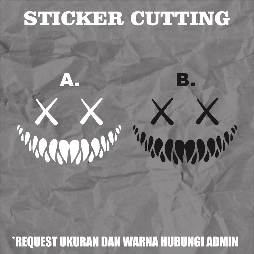 Jual Stiker Cutting Senyum Smile / Sticker Cutting | Shopee Indonesia