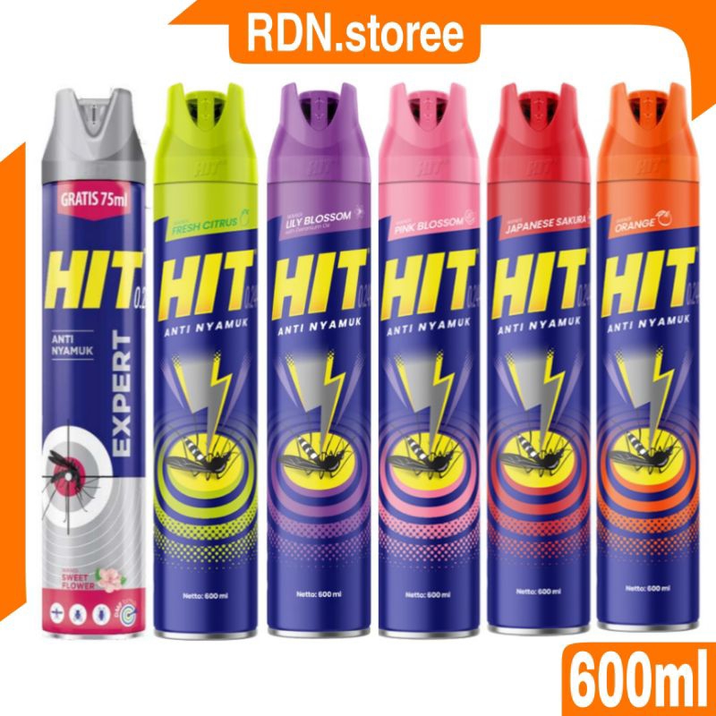 Jual HIT Aerosol Obat Anti Nyamuk 600 ml | Shopee Indonesia