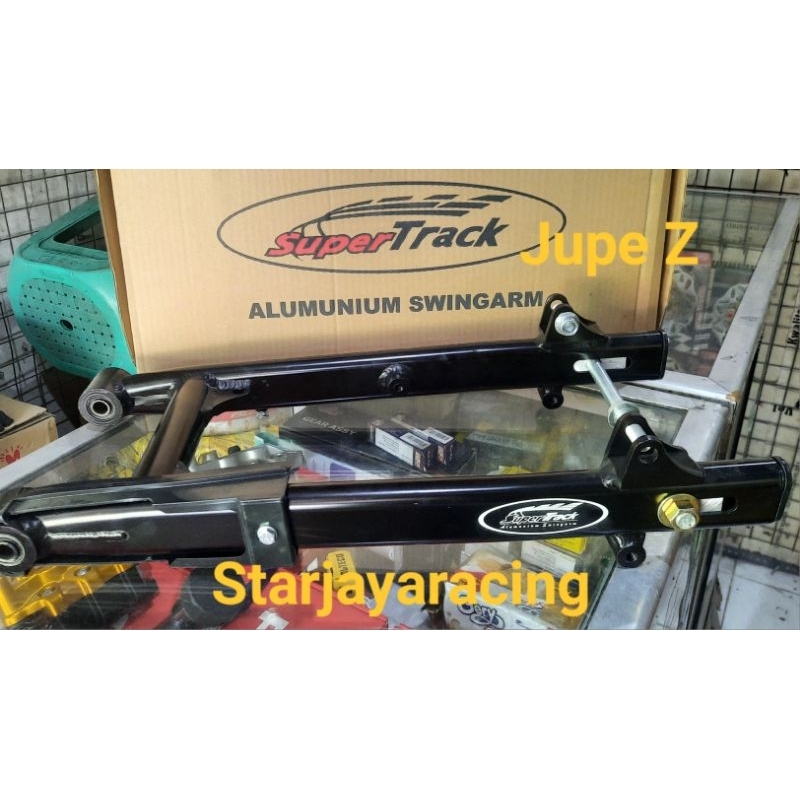 Jual Swingarm sasis Supertrack Gen2 black/hitam Glosy shogun110- Supra ...
