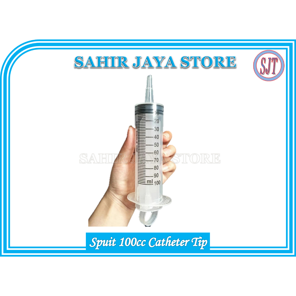 Jual Suntikan Besar Spuit Jumbo 100 ml Disposable Syringe Catheter Tip ...