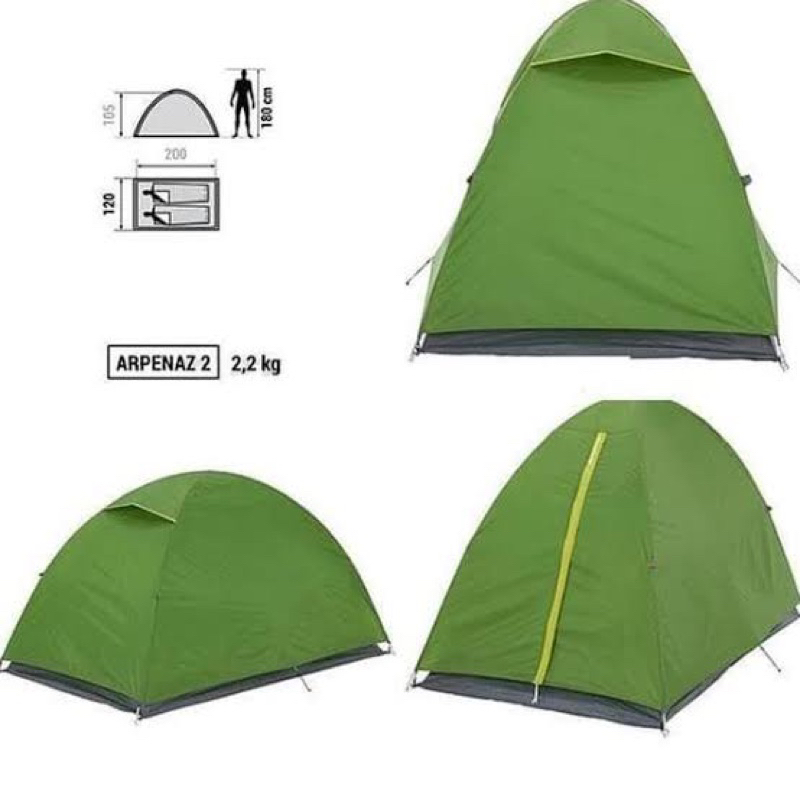 Jual Tenda Bekas quechua Arpenaz 2p Original | Shopee Indonesia