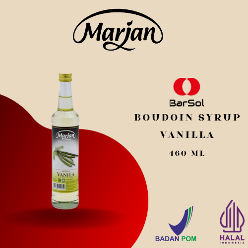 Jual Marjan Syrup Boudoin Vanilla 460 Ml - Barsol Indonesia | Shopee ...