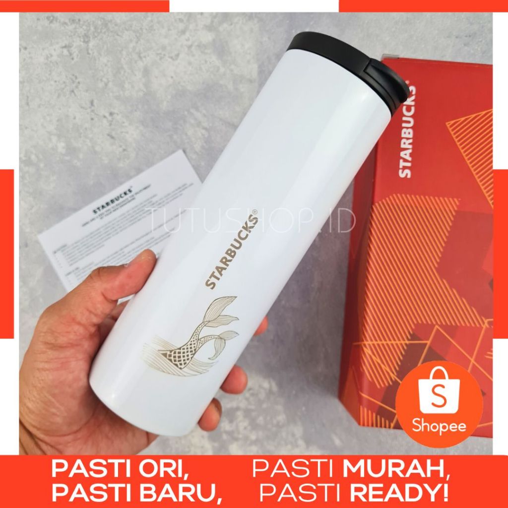 Jual STARBUCKS TUMBLER ORIGINAL Grande Botol Minum Thermos Air Panas ...