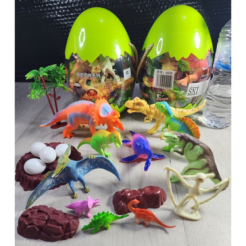 Jual Mainan telur dinosaurus isi 11jenis dinosaurus size besar dinosaur ...