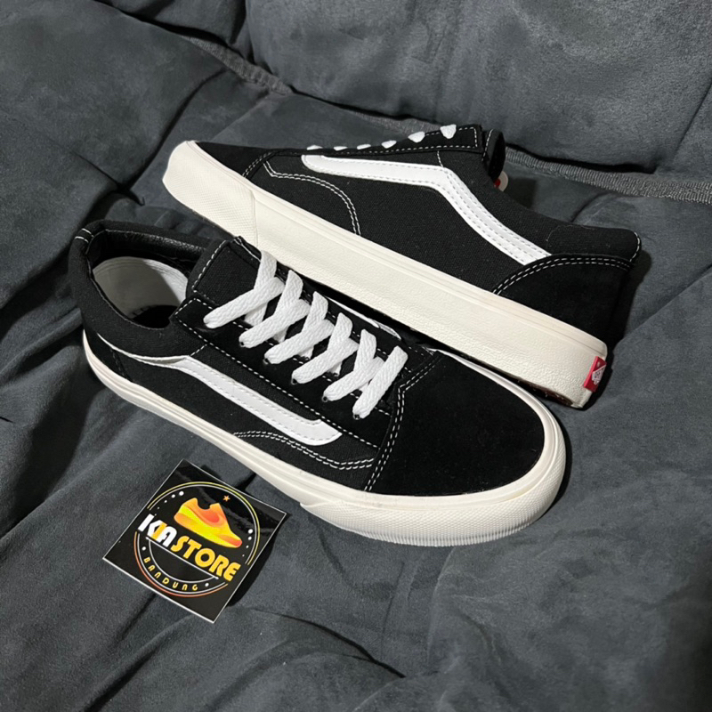 Jual Sepatu Oldskool Black white OG Ivory Sepatu Old skool Sepatu ...